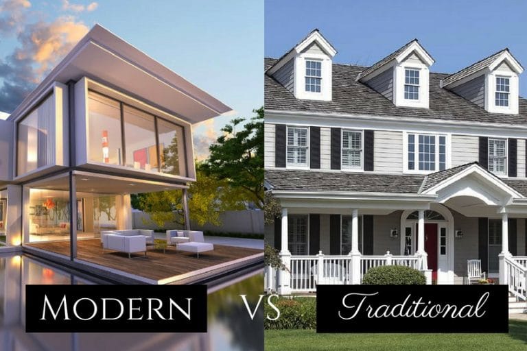 Difference Between Traditional and Modern Homes - Royal Homes Difference Between Traditional and Modern Homes - Royal Homes
